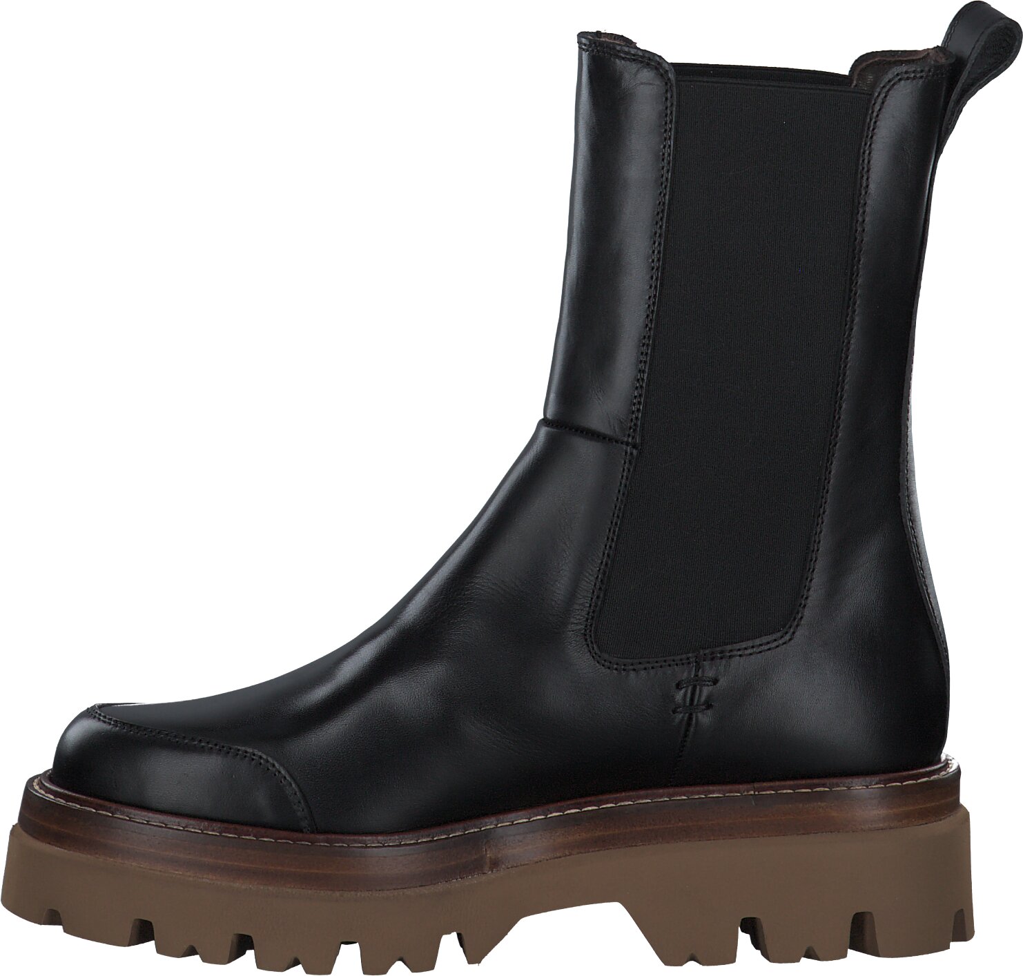 Pertini Chelsea Boots für Damen aus Leder 102001990449 (Schwarz) online ...
