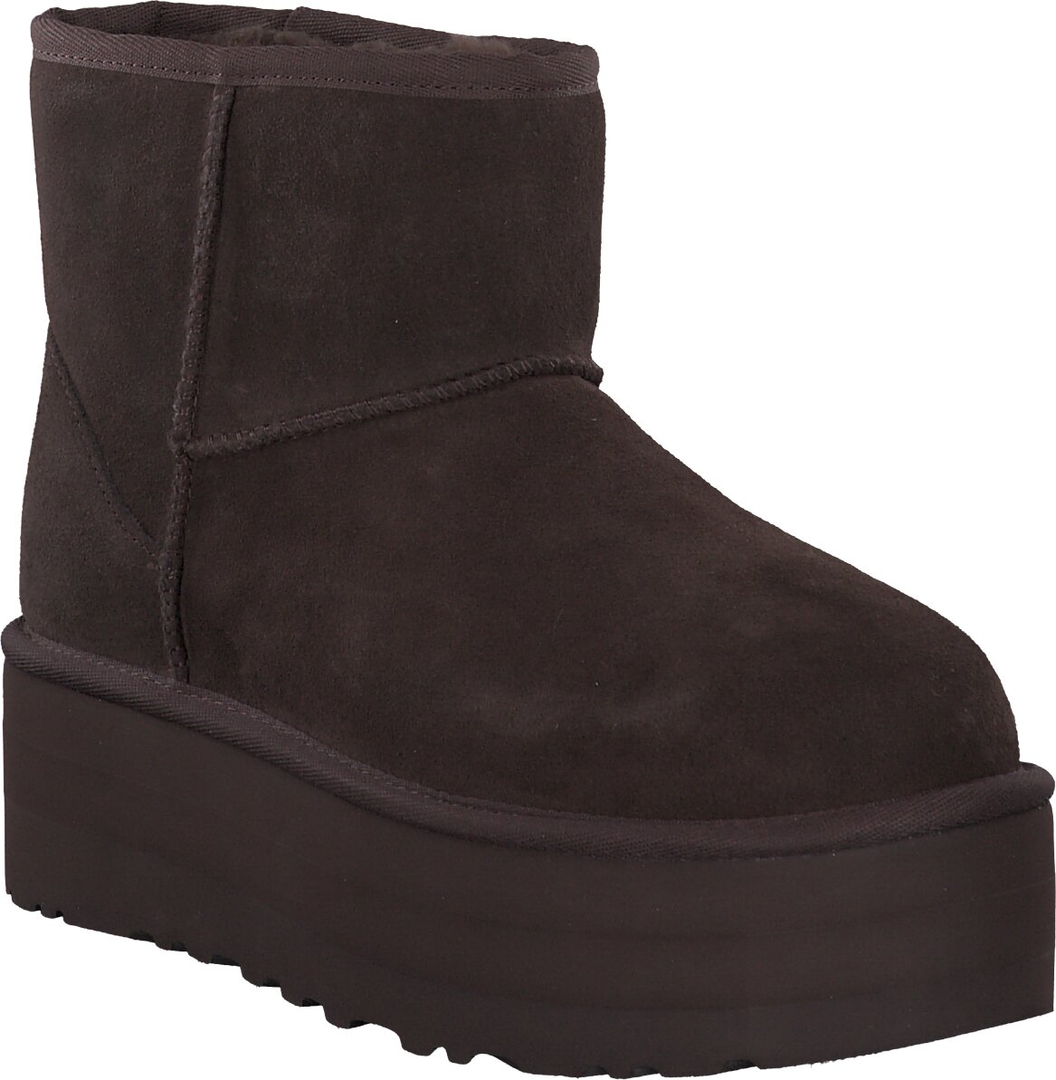 UGG Damen-Winterboots aus Leder 192202000000 (Dunkelbraun) online ...