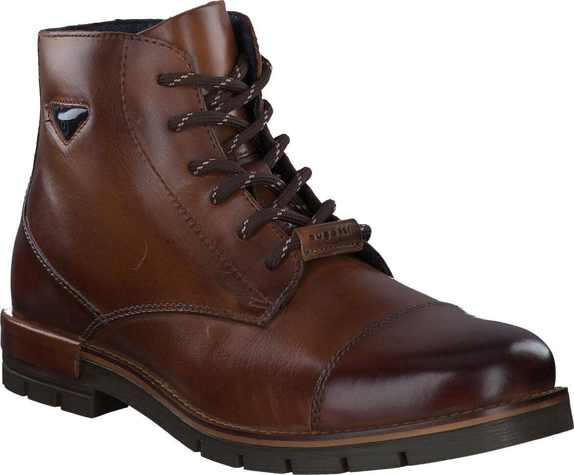 Bugatti Herren-Schnürboots aus Leder 212221000008 (Cognac) online ...